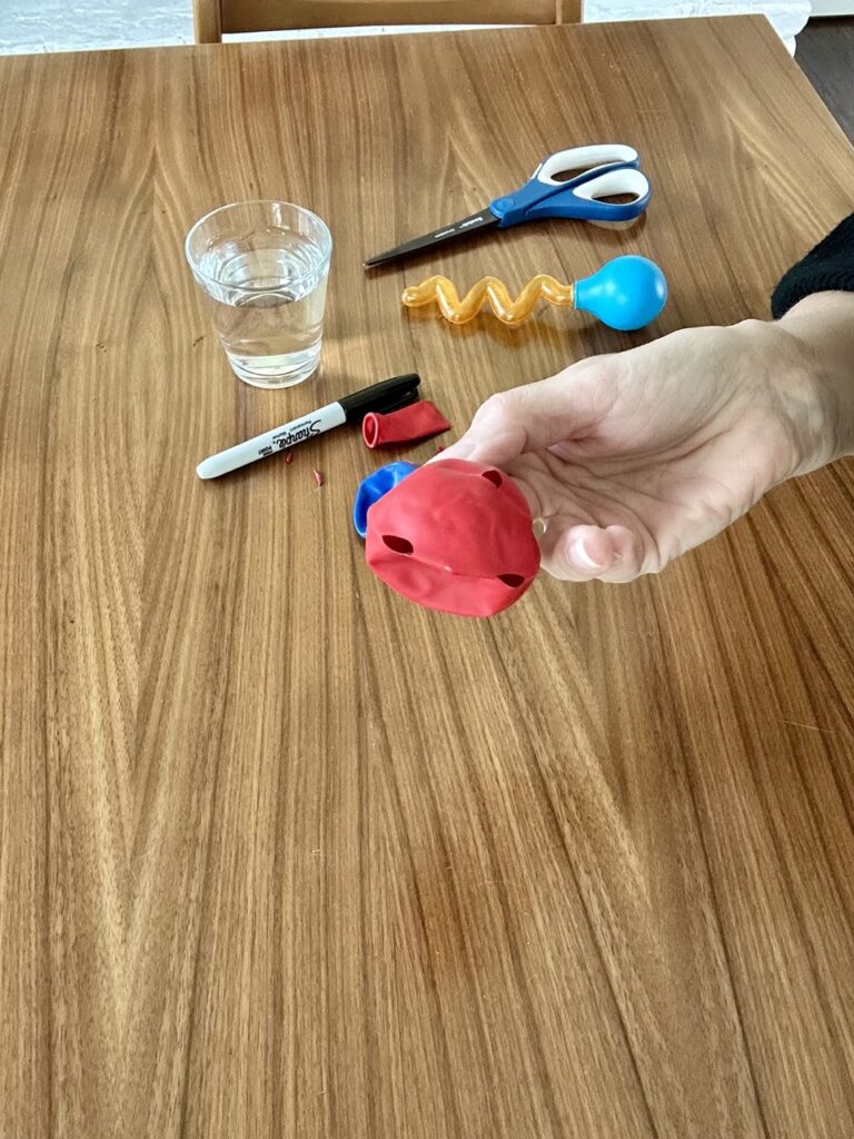 DIY balloon fidget toy