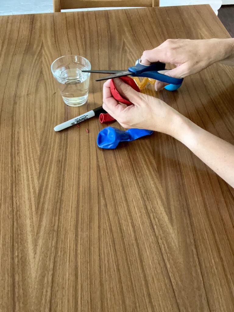 DIY balloon fidget toy
